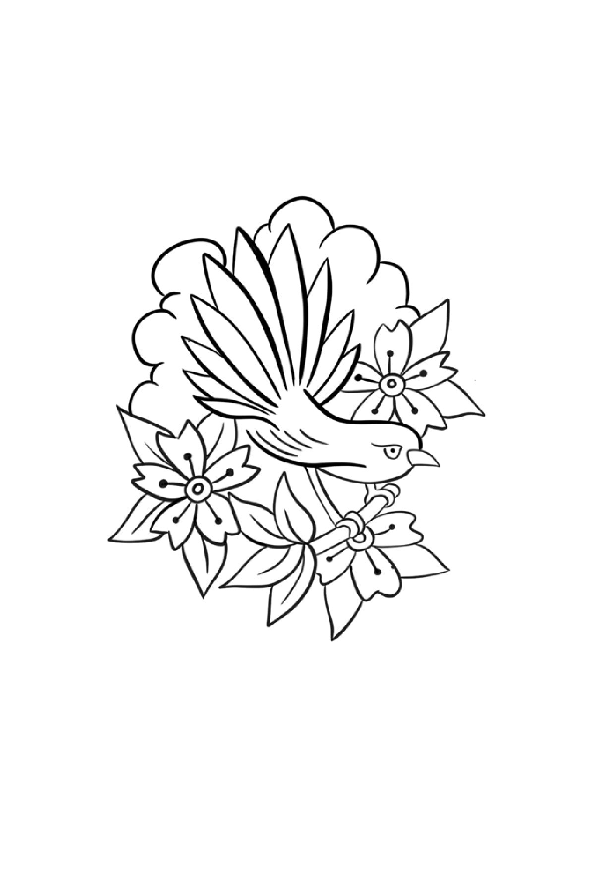 Ed Hardy Bird of Paridise – Scarlet Oak Tattoo